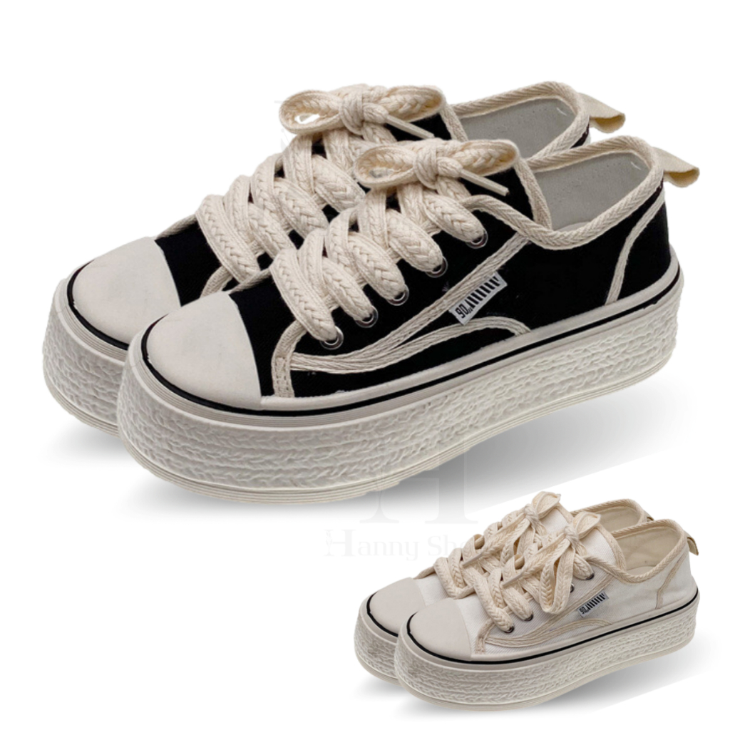 Jual GRATIS BOX LIVY Sepatu Kanvas IU Sneakers Wanita Casual Fashion ...