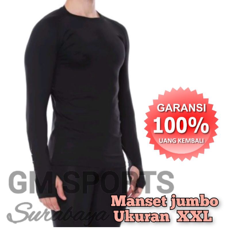 Jual XXL - Manset Jumbo Baselayer Big size Pria Termurah Kaos Olahraga ...