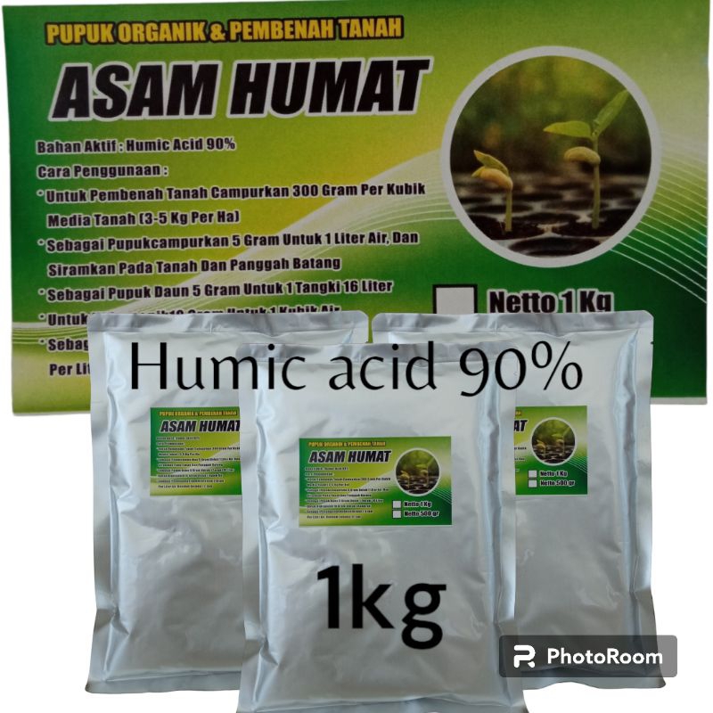 Jual Asam Humat humat acid 90% mudah larut isi 1kg | Shopee Indonesia