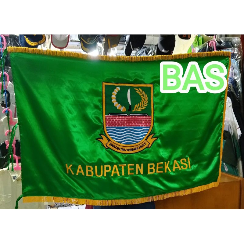 Jual BENDERA PATAKA KABUPATEN BEKASI /BENDERA CUSTOM/BENDERA REQUES ...