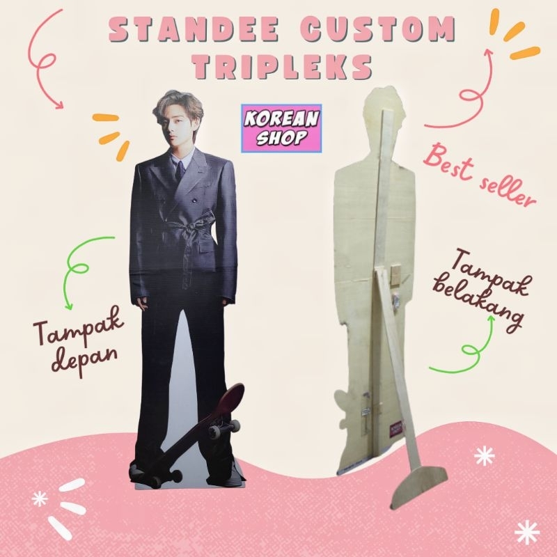 Jual Standee Custom Realsize Paket A by Korean Shop Crb | Shopee Indonesia