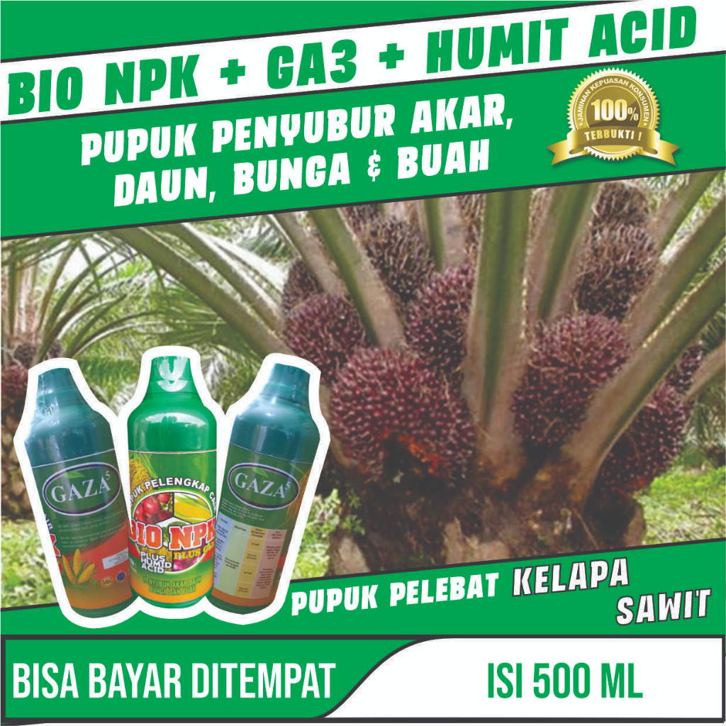 Jual PROMO TERLSRIS 500 ML Hanya 30K Pupuk Kelapa Sawit - Pembenah dan Penyubur Tanaman Sawit ...