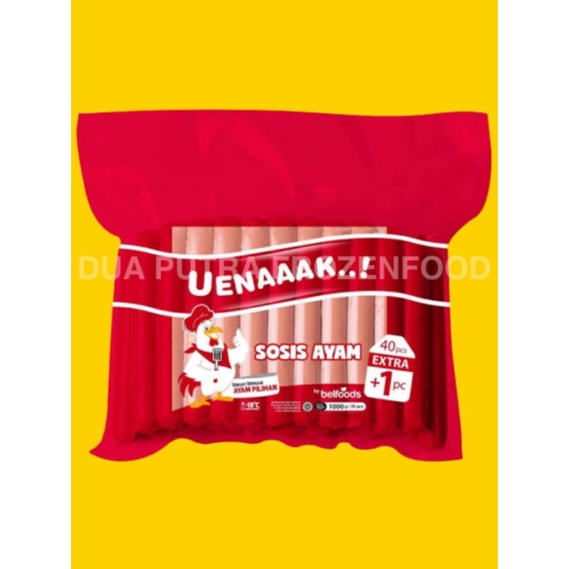 Jual belfoods sosis uenak 1kg isi 40 | Shopee Indonesia