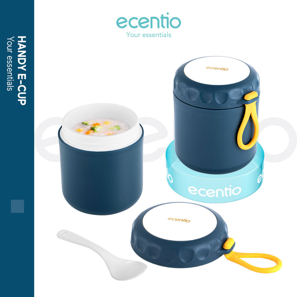 Jual ecentio Cangkir sup 400ml Mangkok sup Portable Anti Tumpah Panci ...