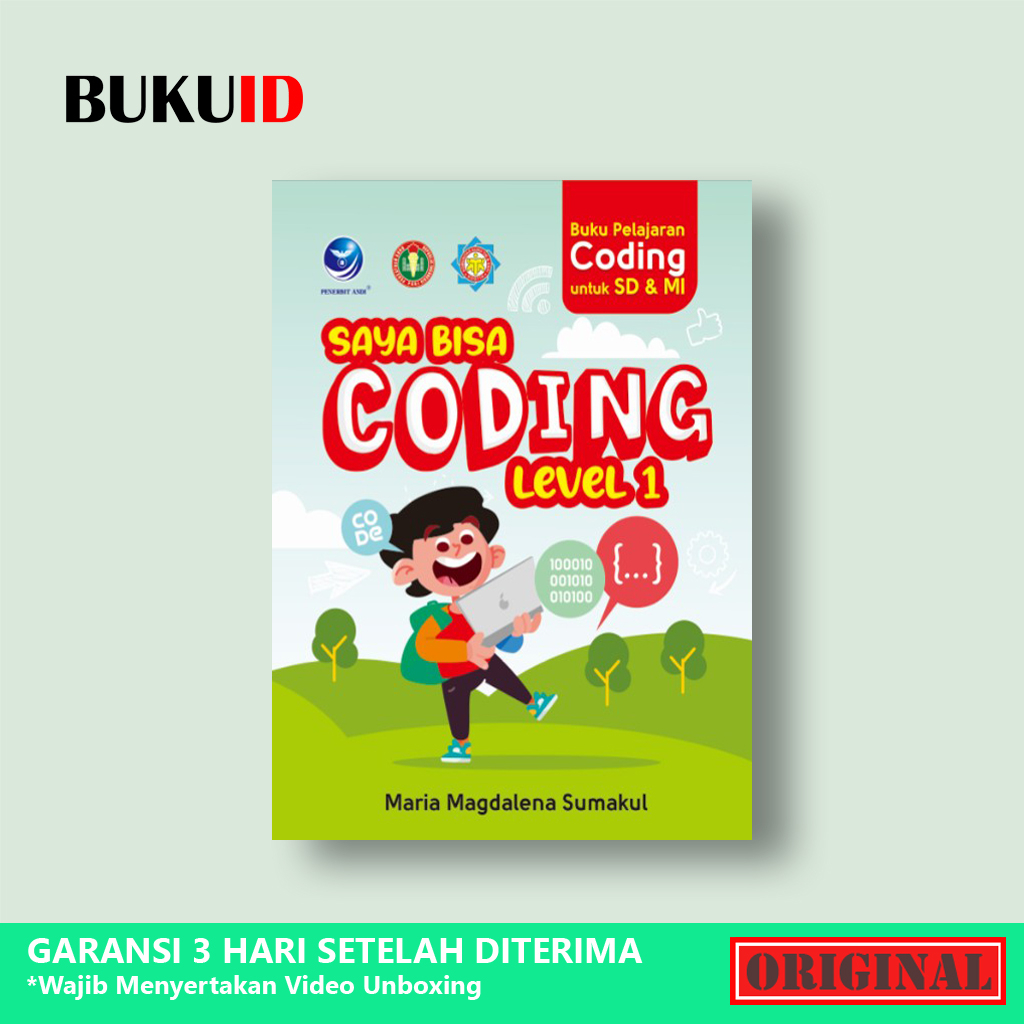 Jual Buku Pelajaran Coding Untuk SD Dan MI: Saya Bisa Coding Level 1 - Original | Shopee Indonesia