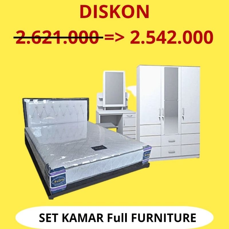 Jual Set Kamar tidur furniture/ Paket Lamaran/ Paket seserahan nikahan ...