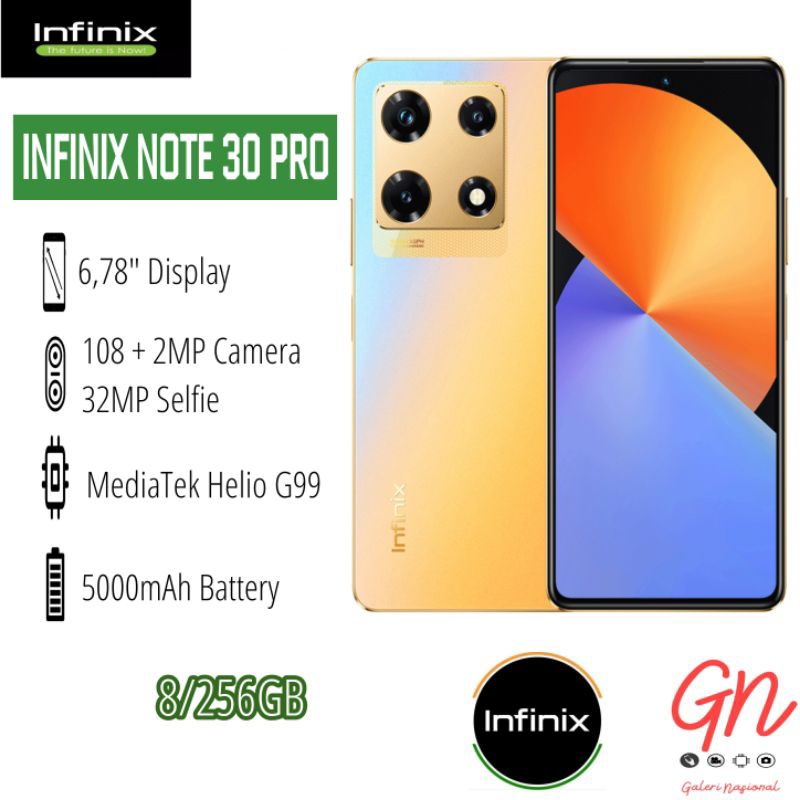 Jual INFINIX NOTE 30 PRO 8/256GB GARANSI RESMI | Shopee Indonesia