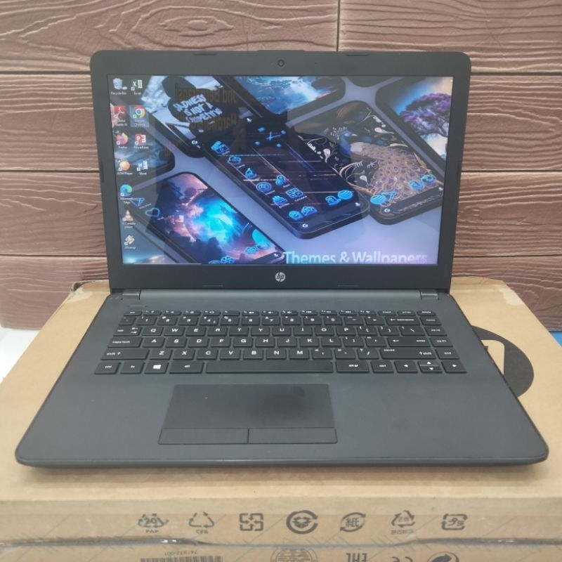 Jual Laptop Hp 14-bw Amd A9-9420 RAM 4GB 256GB SSD SECOND | Shopee ...