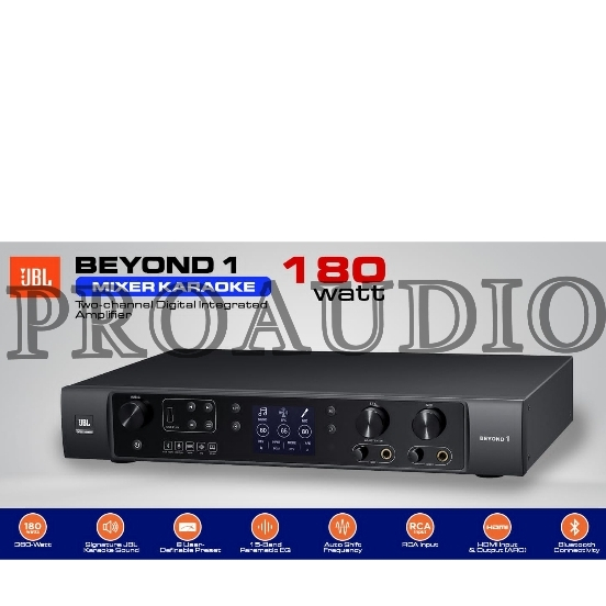 Jual JBL BEYOND 1 BEYOND1 DIGITAL AMPLIFIER KARAOKE 2 CHANNEL 180 WATT ...
