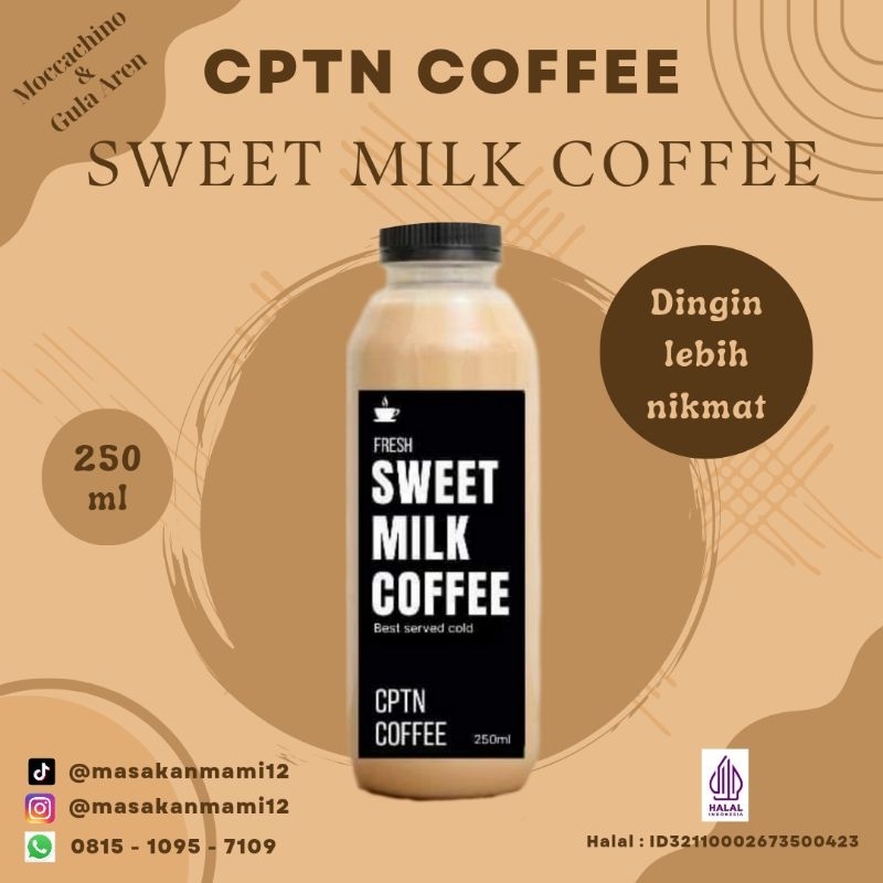 Jual Minuman Kopi Susu (Sweet Milk Coffee) 250ml | Shopee Indonesia