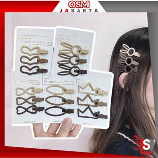 Jual OSM JKT F5802 Set Jepit Rambut Korea Lucu / Jepit Rambut Wanita ...