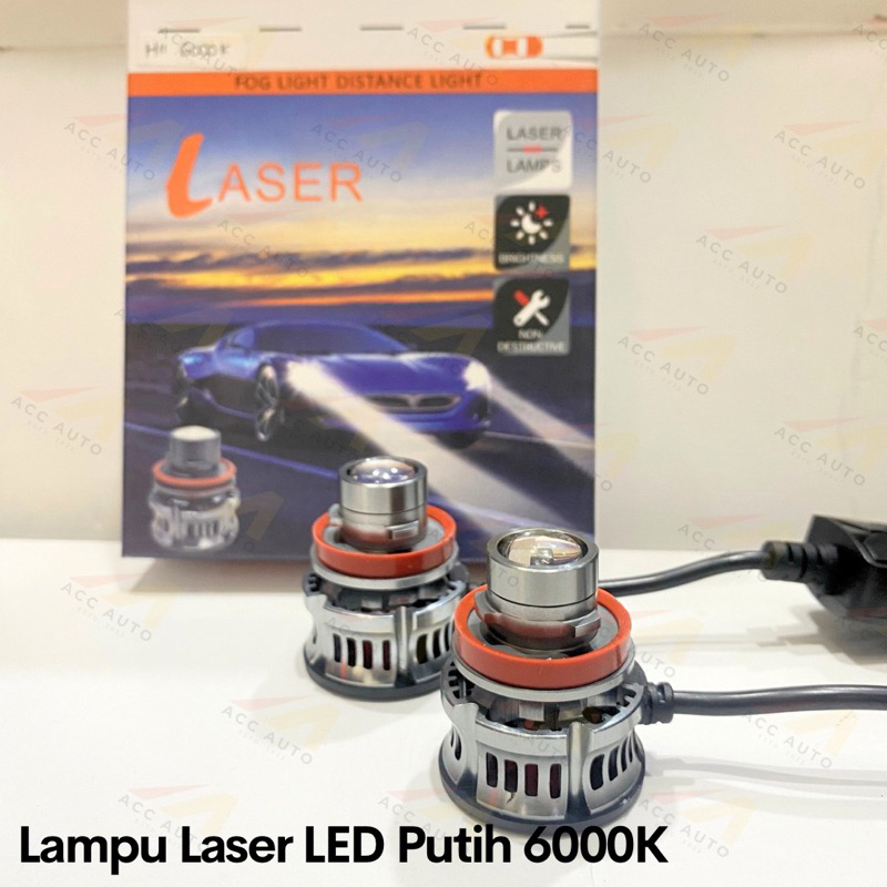 Jual Lampu LED Laser Projector 6000k Putih H11 HB3 HB4 H7 | Shopee ...
