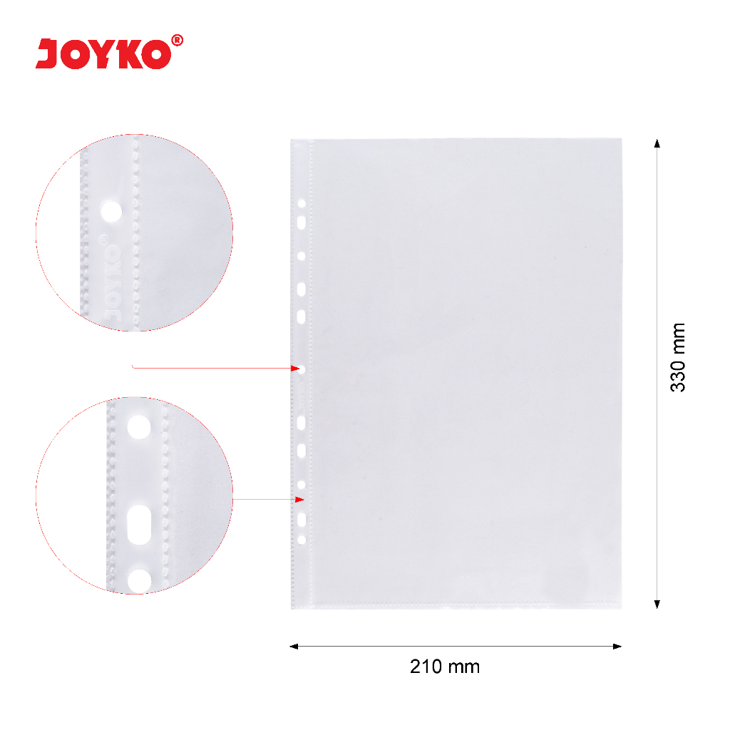 Jual Joyko Sheet Protector A4 F4 / Plastik PP Pocket A4 F4 Joyko Folio ...
