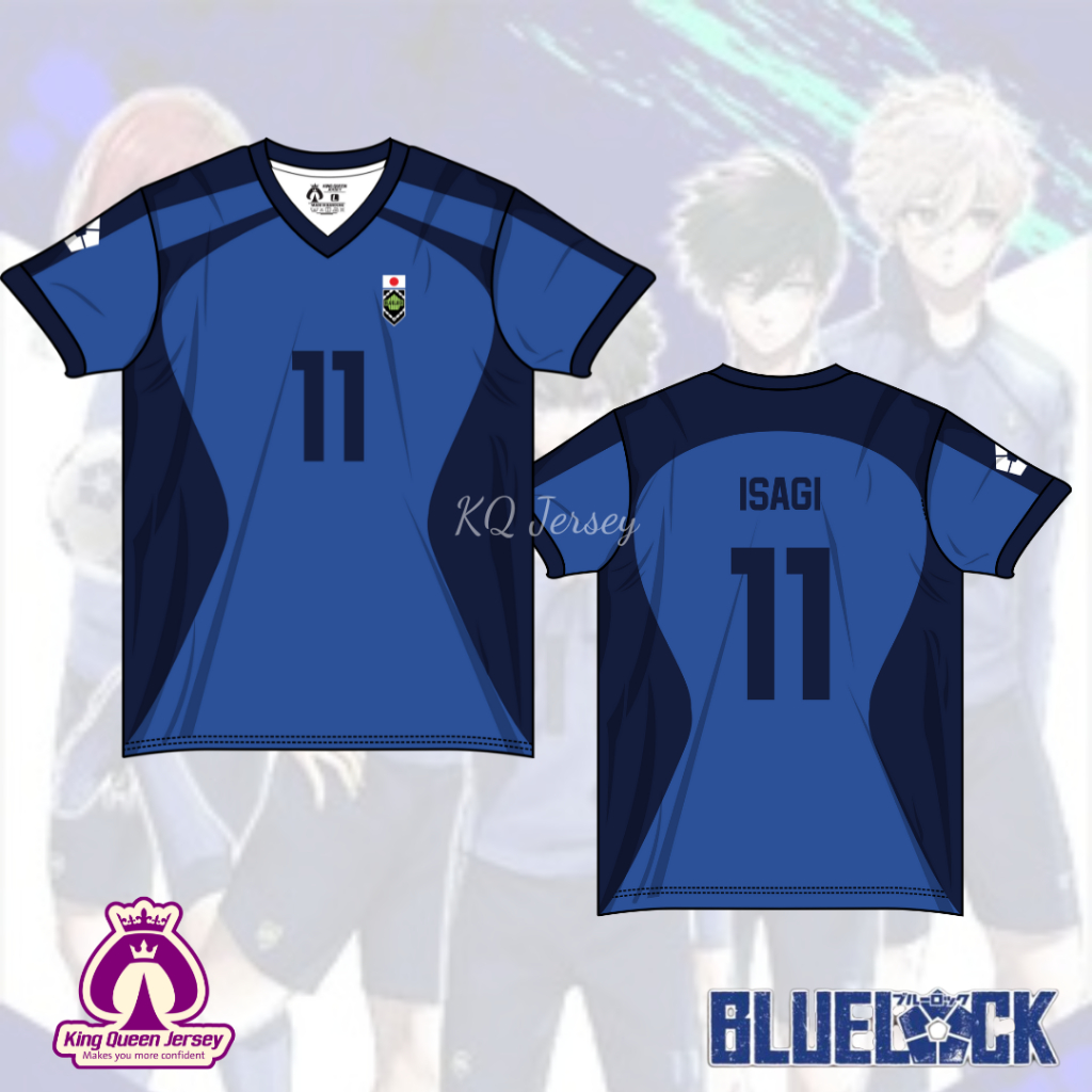 Jual KQ Jersey futsal bola Blue Lock Eleven dan Bastard Fullprint ...