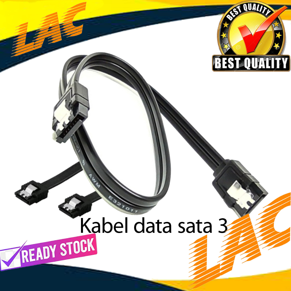 Jual Kabel data Sata 3 / Sata III 6Gb (for Kabel Hdd sata /SSD)/ kabel ...
