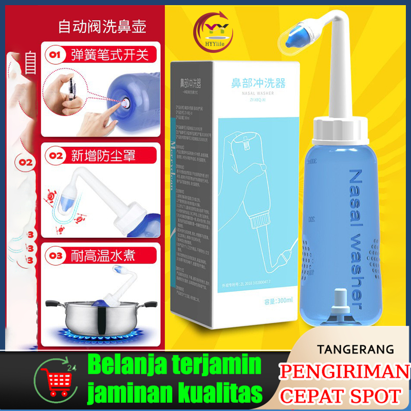 Jual 500 Ml Clean Sinus Nasal/Botol Cuci Hidung Sinus Clean Sinus Nasal ...