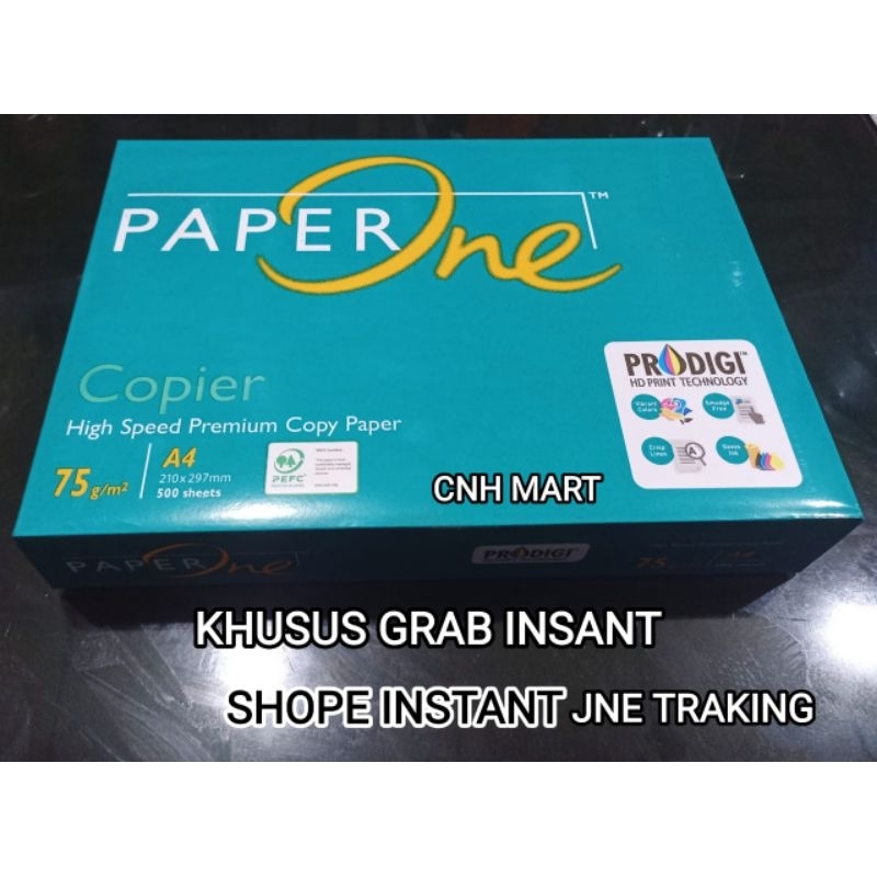 Jual Kertas Hvs A4 75 Gram Paper One Harga 1 Rim Shopee Indonesia