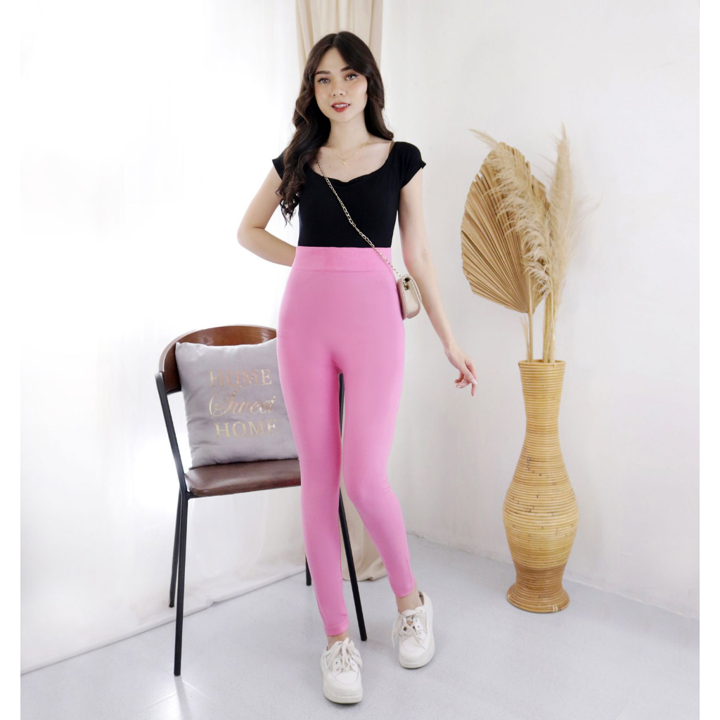 Jual LEGGING BASIC POLOS HIGHWAIST / LEGING PANJANG WANITA / LEJING HW ...
