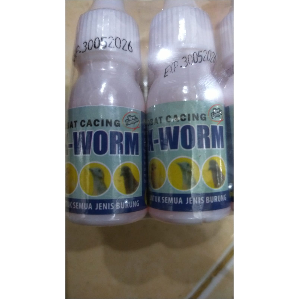 Jual X-WORM XWORM SUPER KICAU OBAT BURUNG CACINGAN KURUS NYILET LESU ...