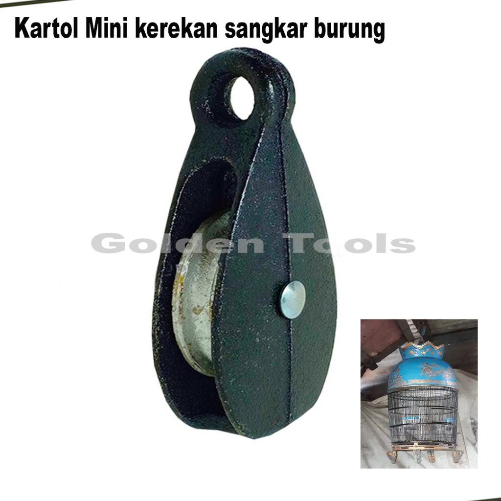 Jual Katrol Kerekan Burung Mini Bendera Besi Katrol Mini Kerekan ...
