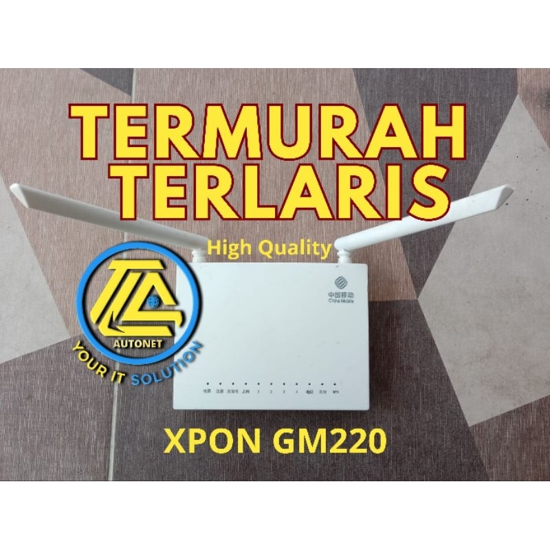 Jual MODEM EPON GPON XPON GM220S PUTIH BERSIH | Shopee Indonesia