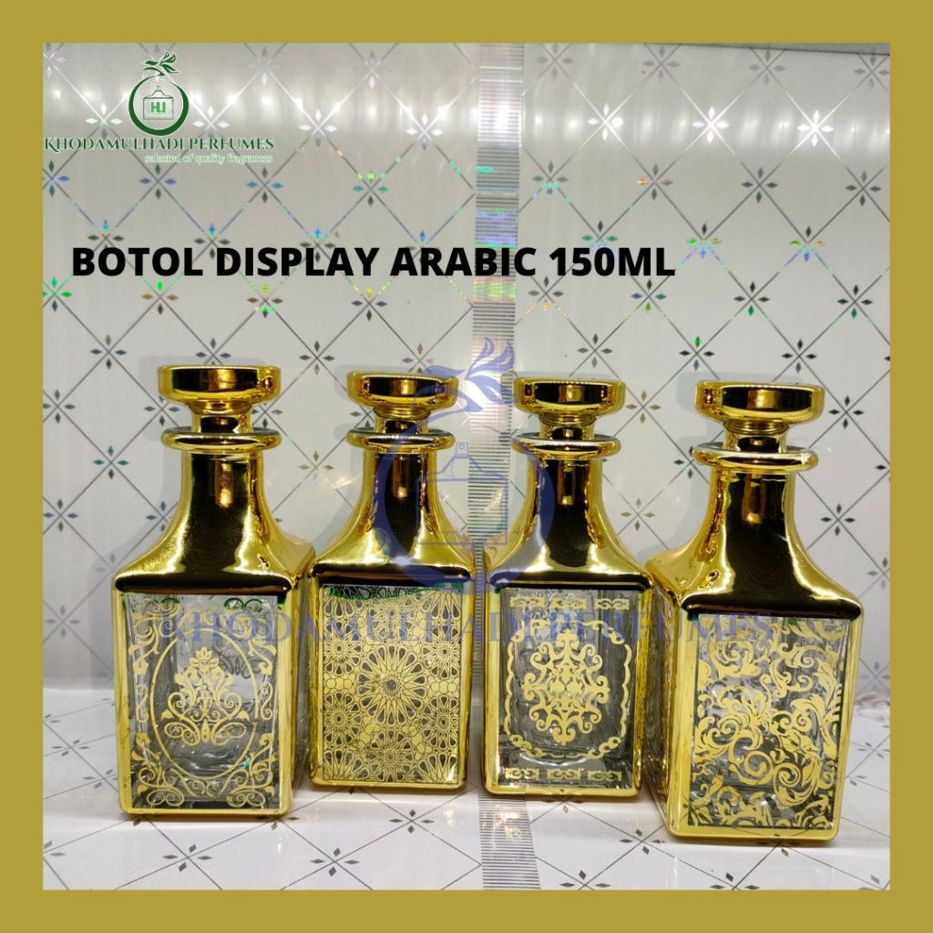 Jual BOTOL DISPLAY GOLD ARABIC 150ML hrg Perbotol | Shopee Indonesia