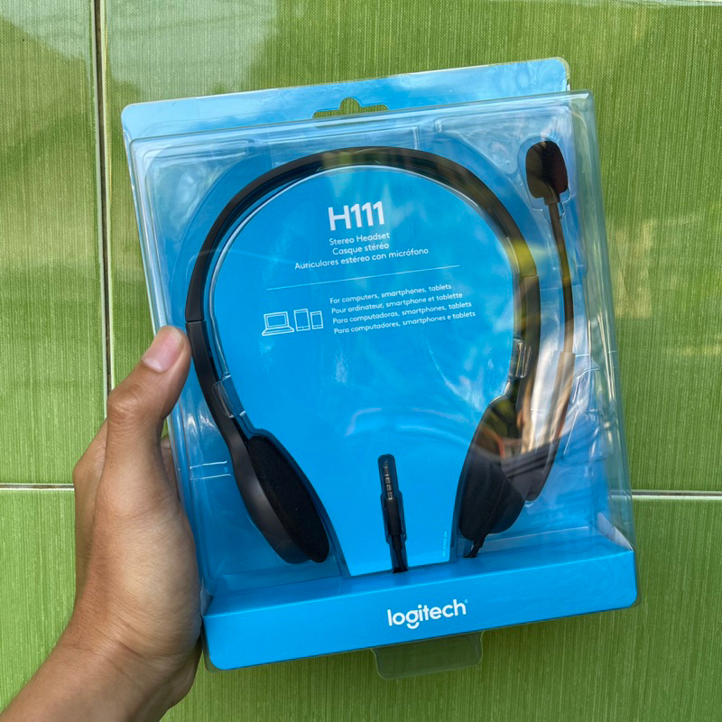 Jual Headset Dengan Microphone Untuk Zoom Meeting Rapat Online | Shopee ...