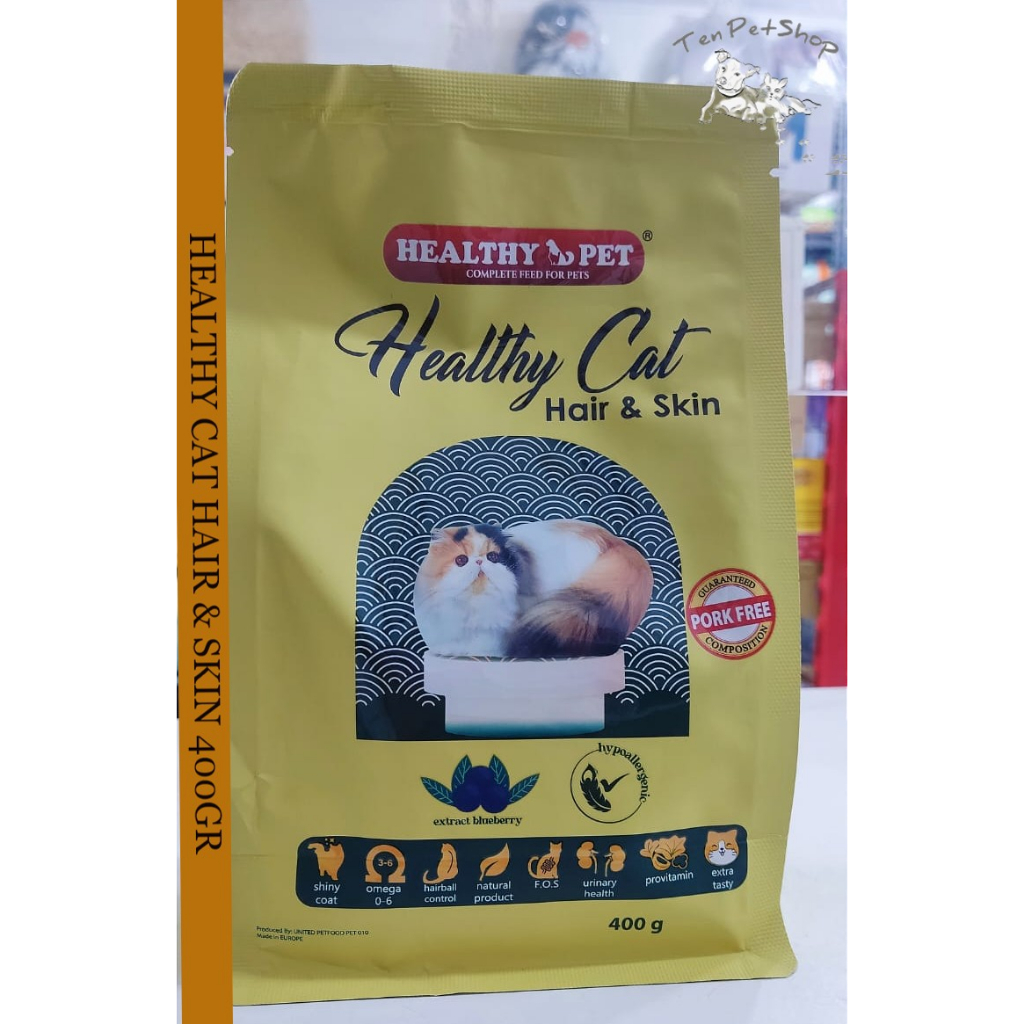 Jual HEALTHY CAT HAIR & SKIN 400GR | Shopee Indonesia