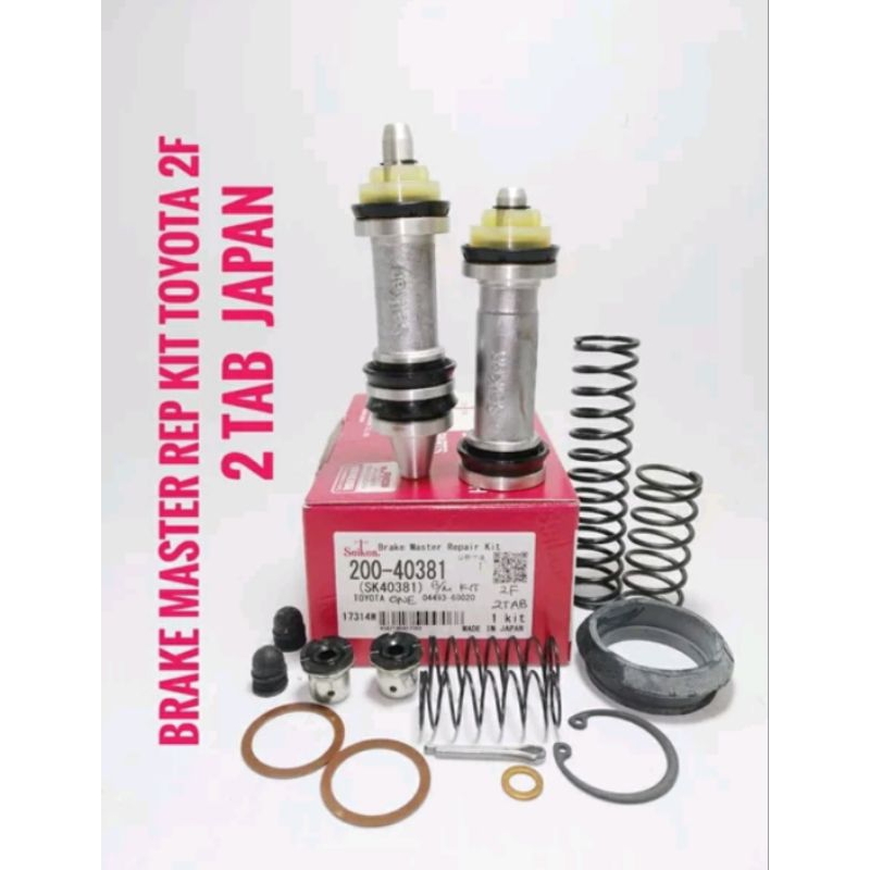 Jual Brake Master Repair Kit Toyota 2F 2 Tabung Seiken Japan | Shopee ...