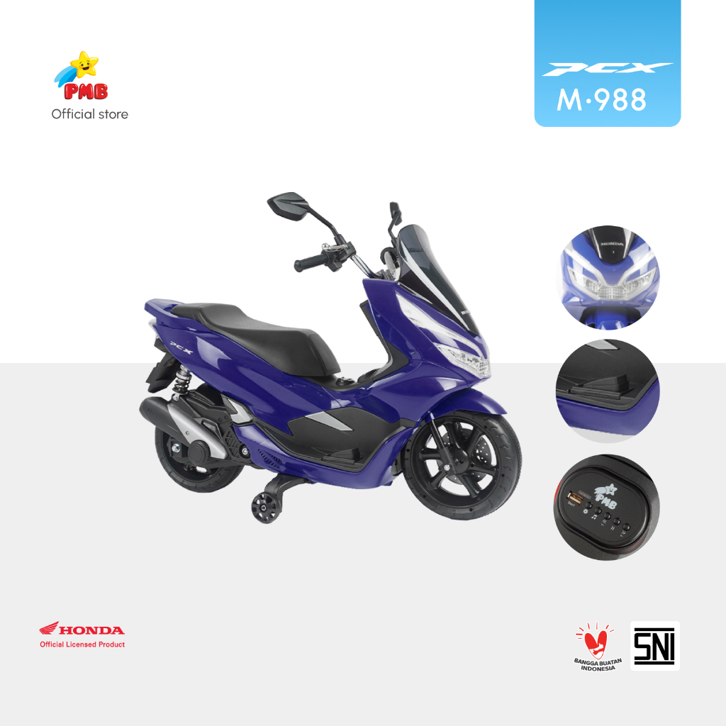 Jual Mainan Anak Motor Aki Honda PCX M988 - PMB Toys | Shopee Indonesia