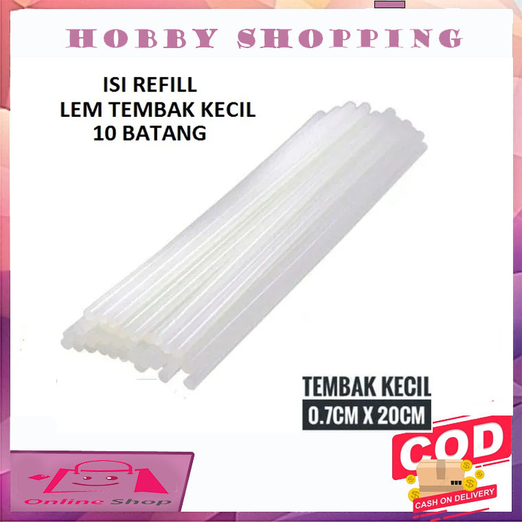 Jual Refill lem tembak kecil / isi lem bakar kecil 10 Batang | Shopee Indonesia