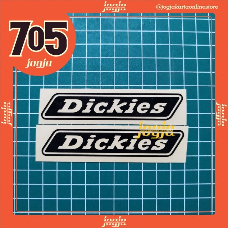 Jual Stiker Dickies Cutting Sticker Set 2 Pcs 10 x 2 Cm | Shopee Indonesia