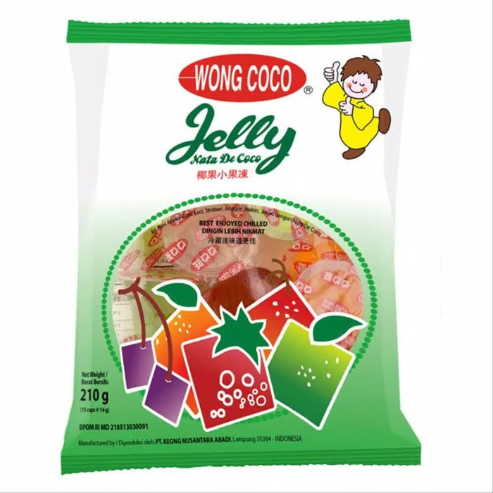 Jual Wong Coco Jelly Nata De Coco 30 Cup x 14 gr | Shopee Indonesia