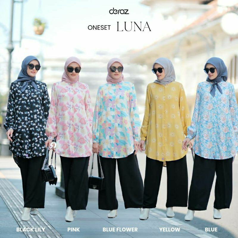 Jual DERAZ - Oneset LUNA | Shopee Indonesia