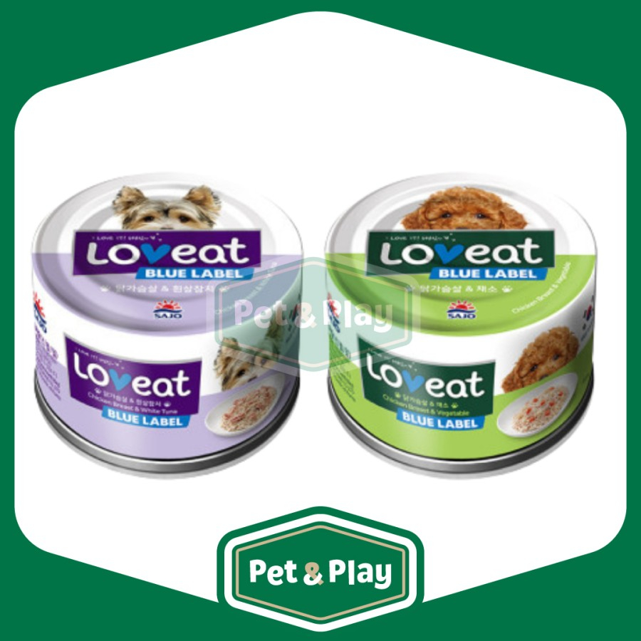 Jual Sajo Loveat Dog Food Can 160 Gr All Variant / Wet Food | Shopee ...