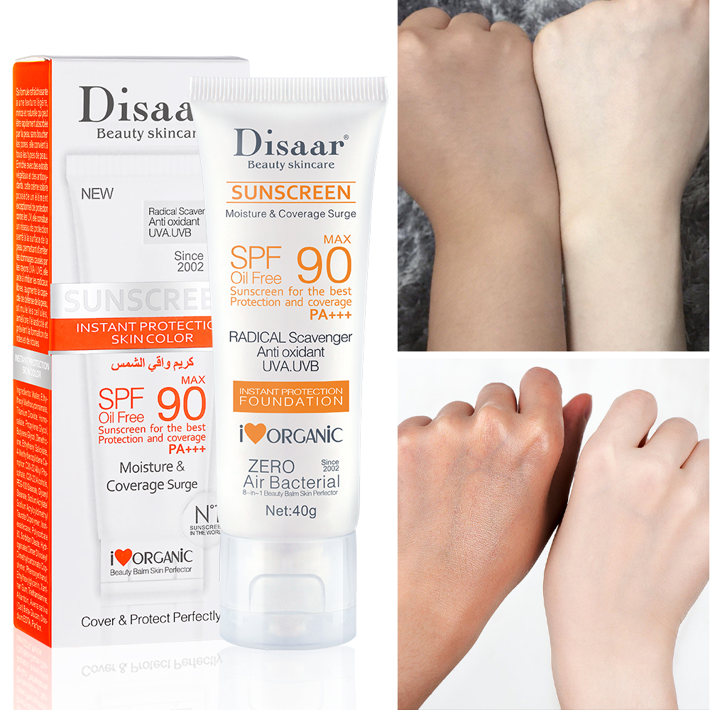 Jual Disaar SPF 90 Suncreen Wajah Badan Krim Sunblock Badan UV ...