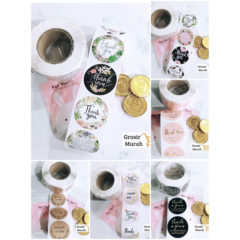 Jual Stiker Mini Thank you | Shopee Indonesia