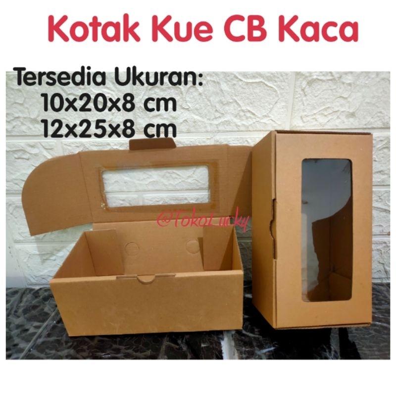 Jual Kotak Kue Cb Kaca // Kotak Pizza Kaca / Kotak CB / Kotak Kue ...