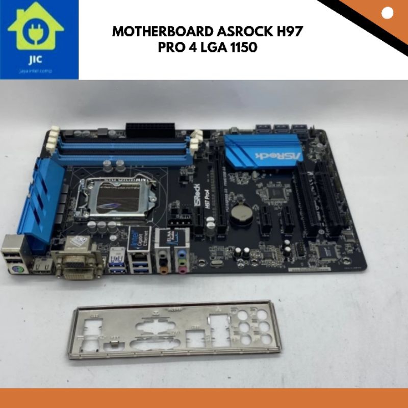 Jual MOTHERBOARD ASROCK H97 PRO 4 LGA 1150 | Shopee Indonesia