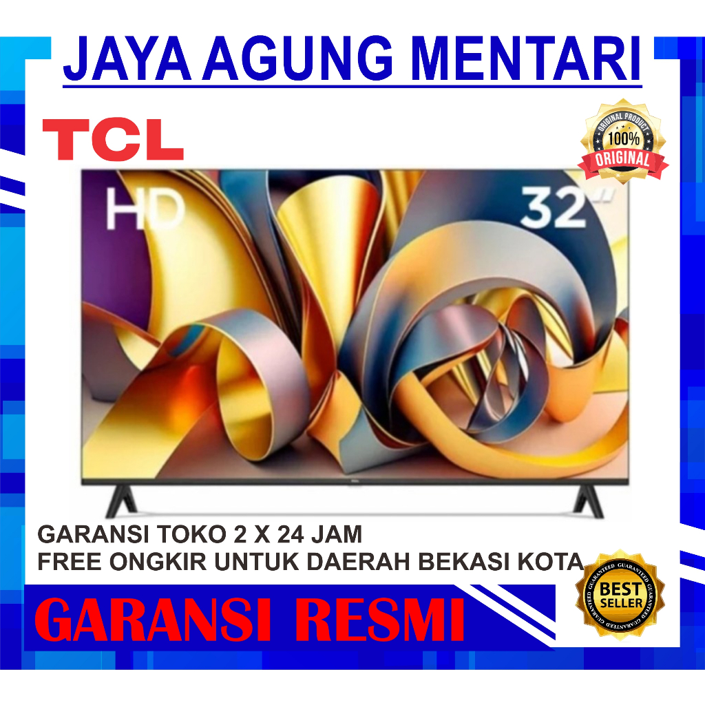 Jual TV LED TCL 32A9 Smart Android TV 32 Inch Netflix Youtube Garansi ...