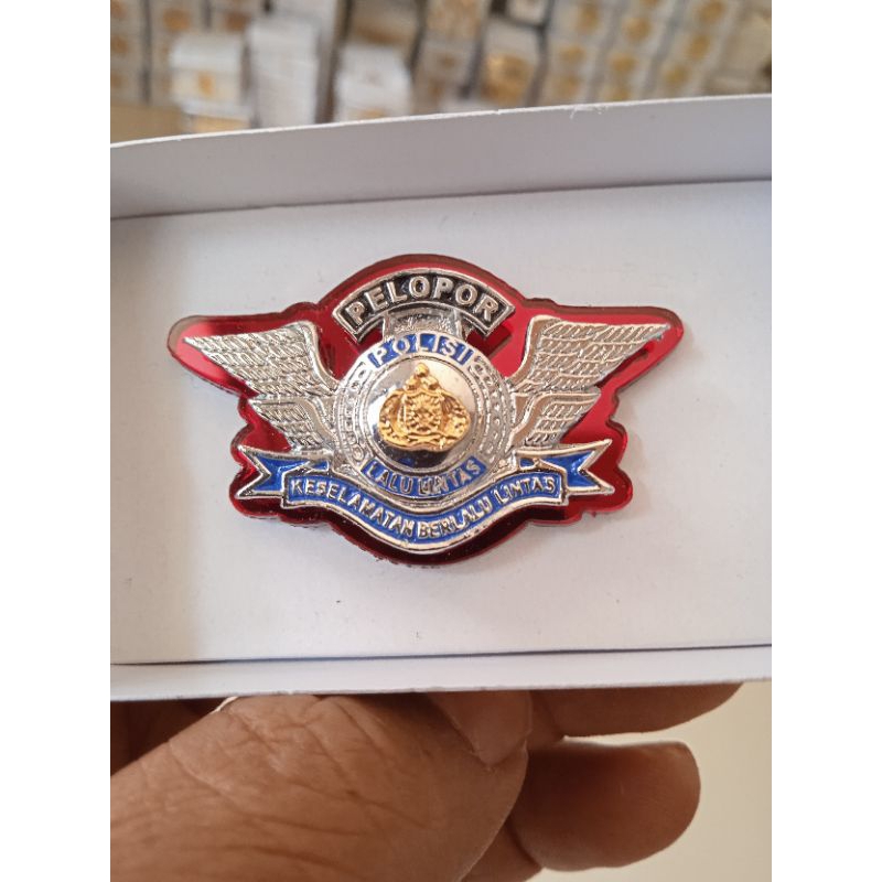 Jual brevet wing pin pelopor lalu lintas dasar akrilik mika | Shopee ...