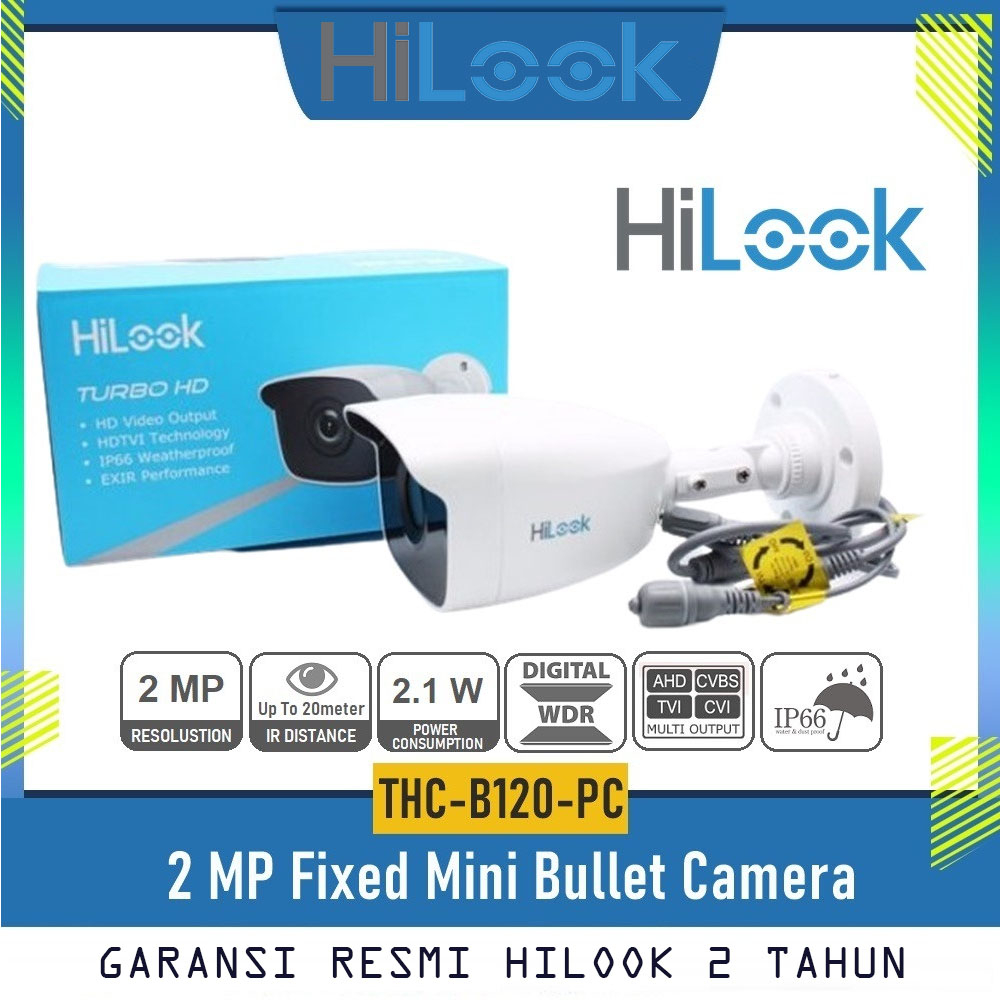 Jual CCTV Outdoor HILOOK by HIKVISION 2MP - B120-PC | Shopee Indonesia