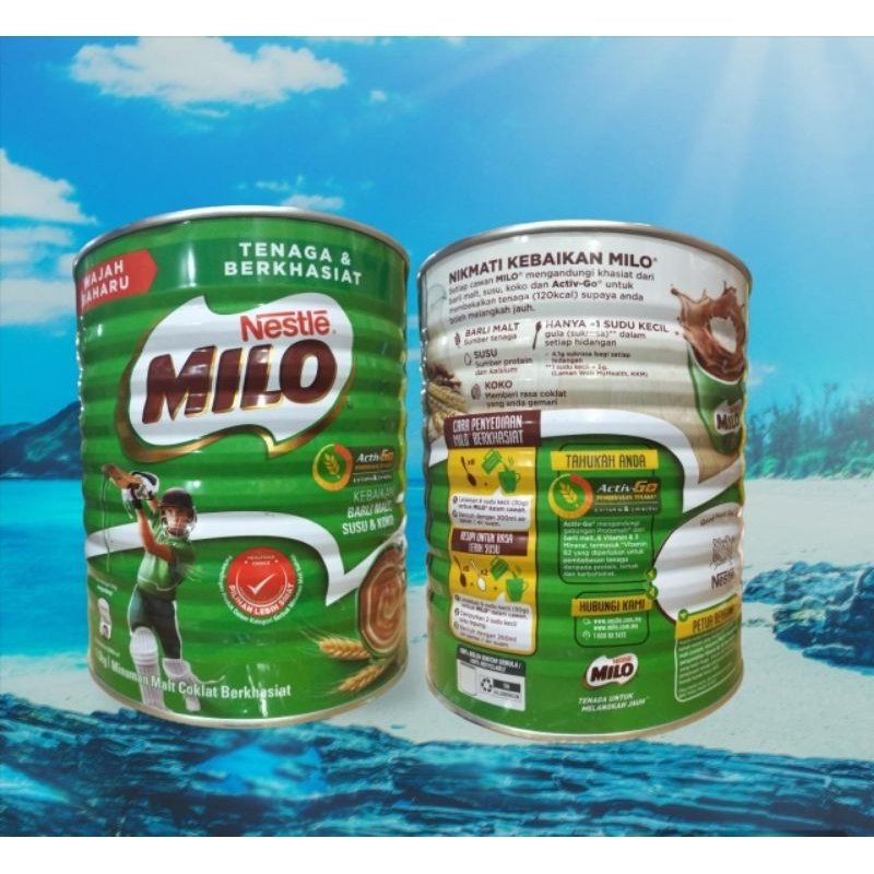 Jual milo kaleng malaysia 1,5kg | Shopee Indonesia