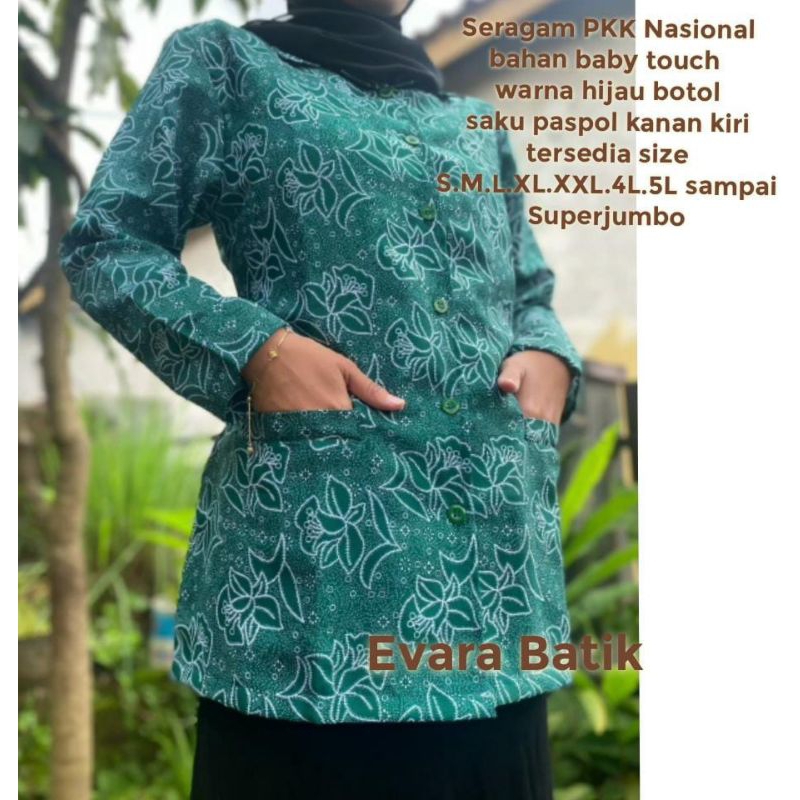 Jual Baju PKK Nasional / Seragam PKK Baju PKK Nasional Atasan BATIK PKK ...