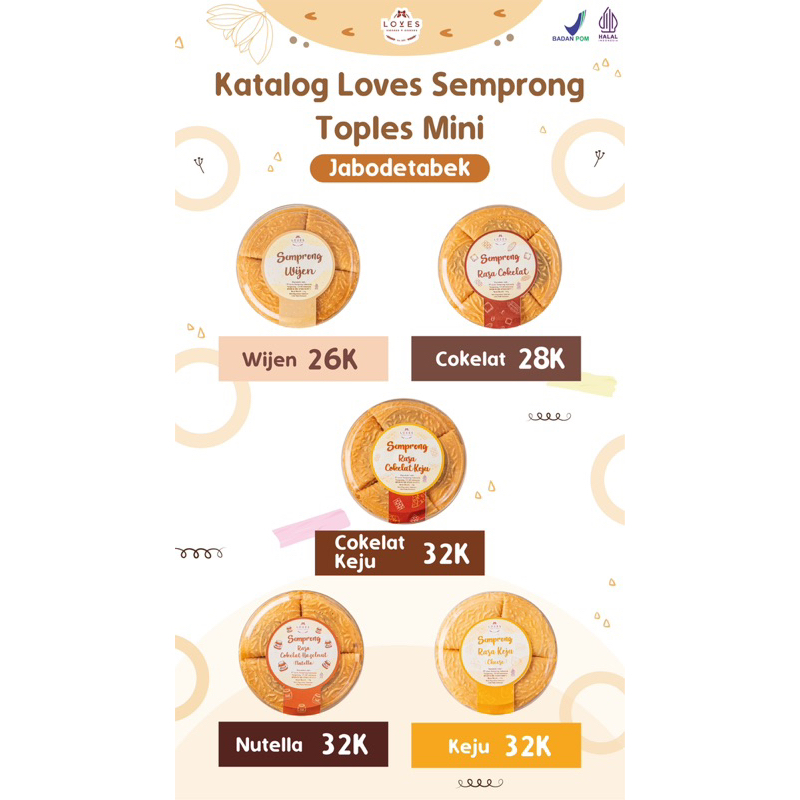 Jual ukuran toples mini dari loves semprong | lovesemprong | semprong ...
