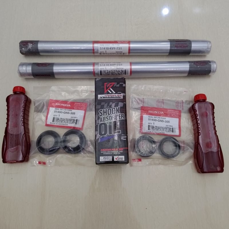 Jual Paket As Shock Sok Breaker Depan Honda Beat Scoopy Spacy Karbu ...