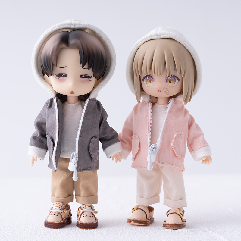 Jual Nendoroid Coat / YMY DOD Outfit / Two-color Hoodie Jacket | Shopee ...