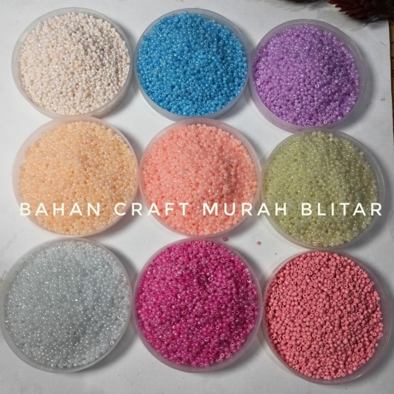 Jual Manik pasir 8.o/3mm 15 gr bahan cincin gelang kalung | Shopee ...