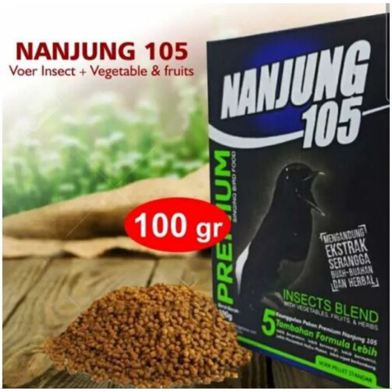 Jual Nanjung 105 Voer Pelet Ebod Jaya Pakan Burung Juara Lomba Untuk ...
