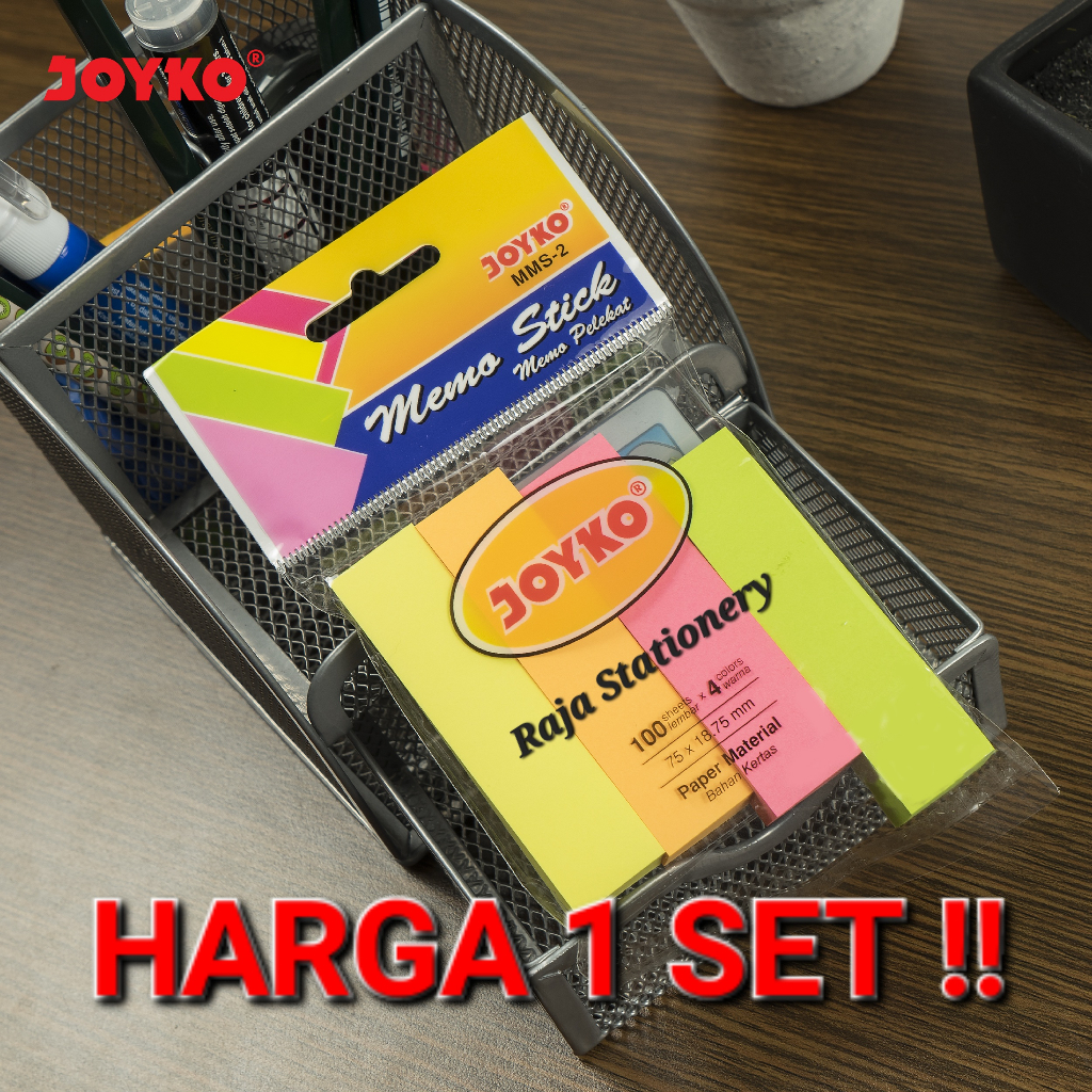 Jual Joyko Memo Stick Sticky Notes / Kertas Memo Tempel Catatan Joyko ...